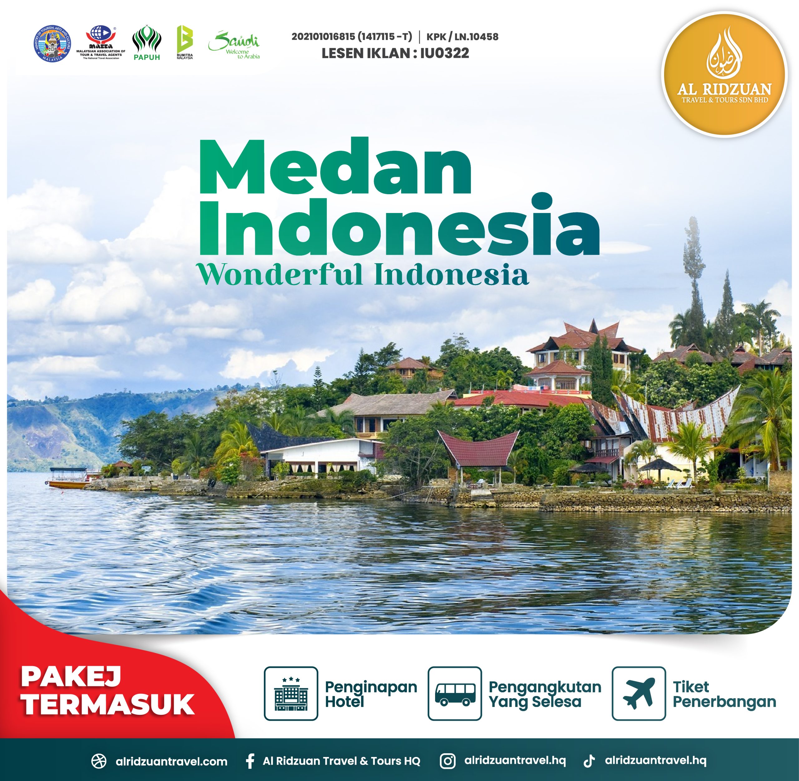 Medan Indonesia 2025 - Al Ridzuan Travel & Tours Sdn.Bhd.